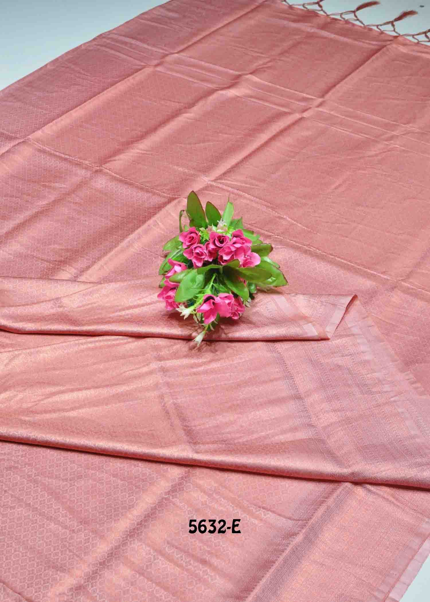 Damyanti-5632-E Queenpink Color Softy Silk Saree CM1042365 [LR1E] - Sri Veera's Creations