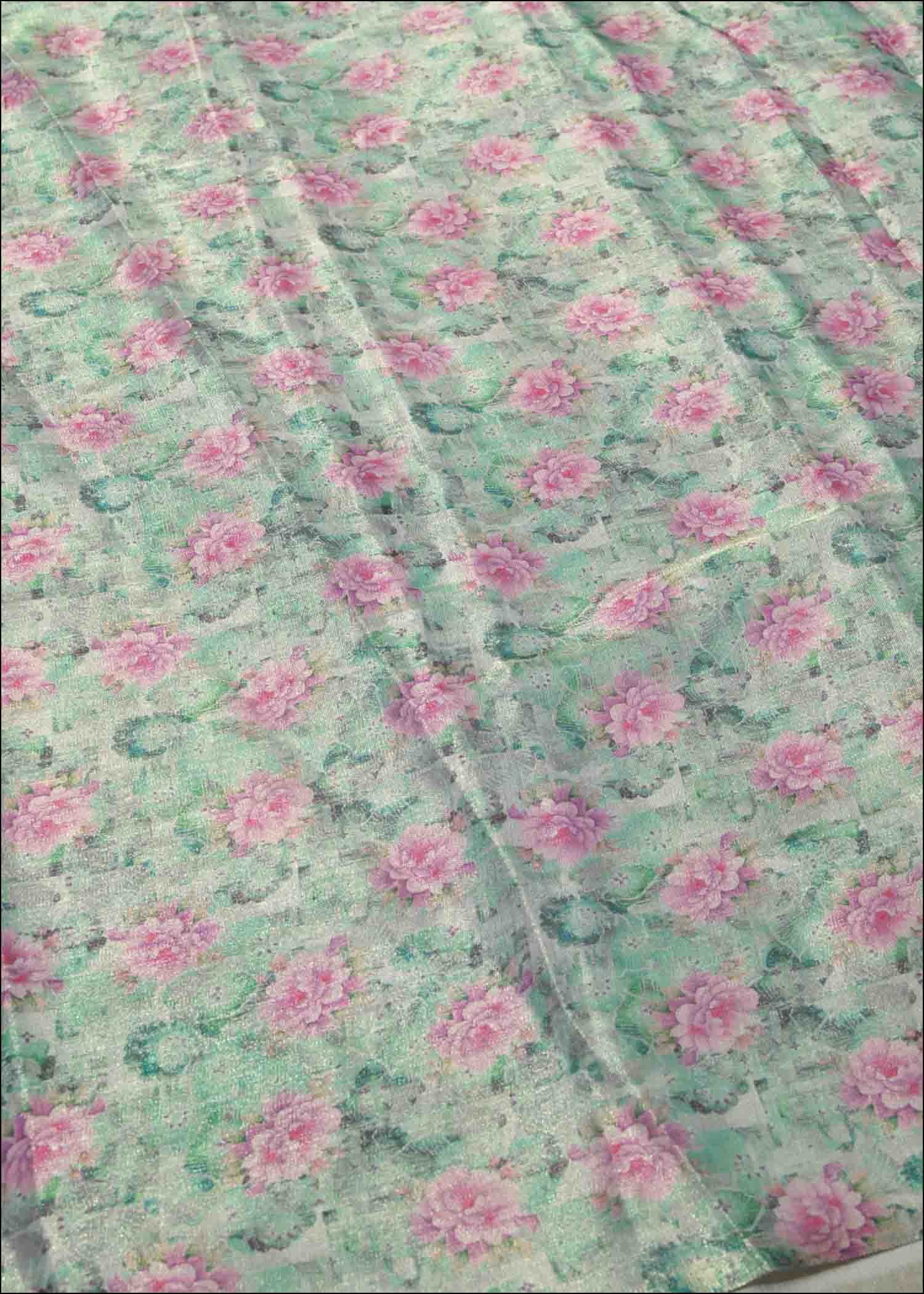 Ajitha - 4519-K Classic Taupe Color Flower Design Uppada Saree ...