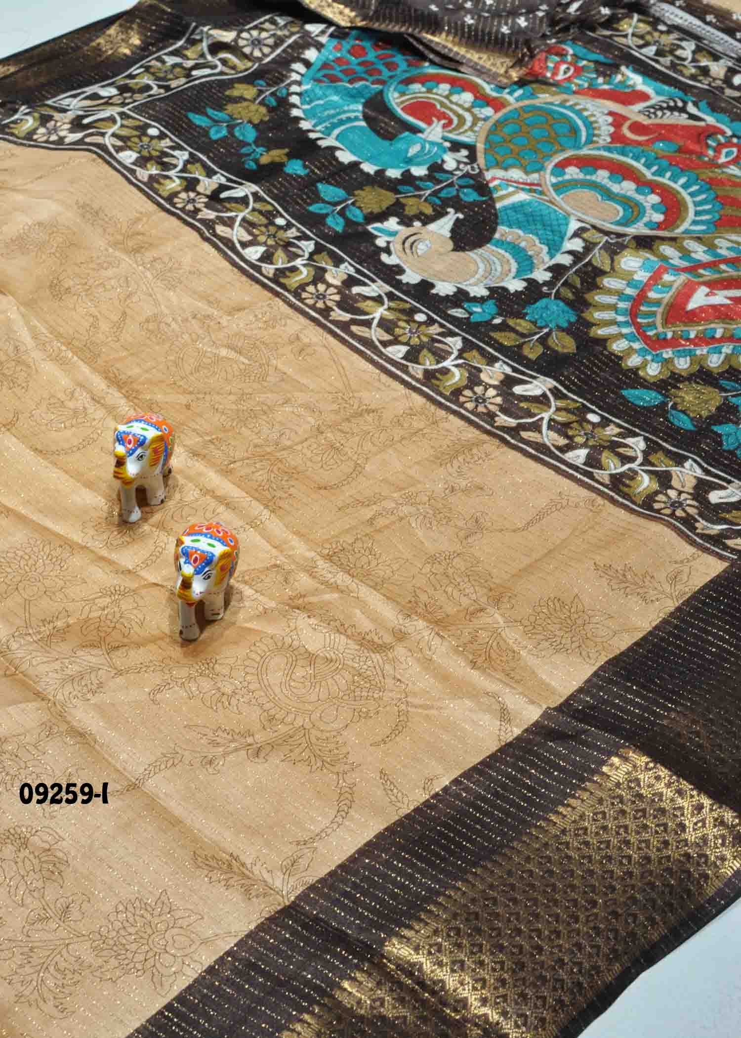 Priyanka -09259-I Copper Brown Color Dola Silk Saree CM1285429 [LR6E ...