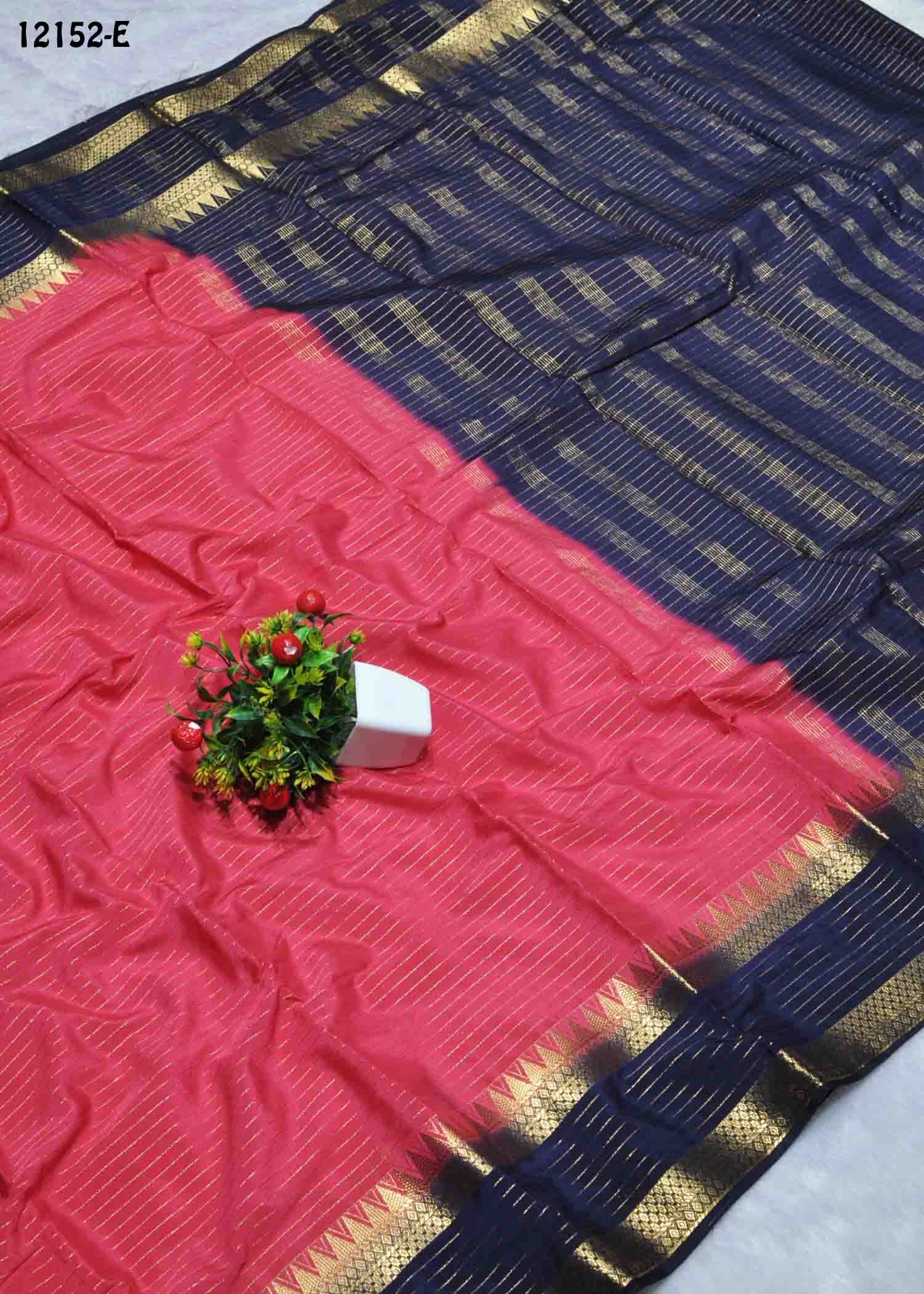 Jasvanthika -12152-E DesireRed Color Traditional Wear Mysore Crepe Silk ...