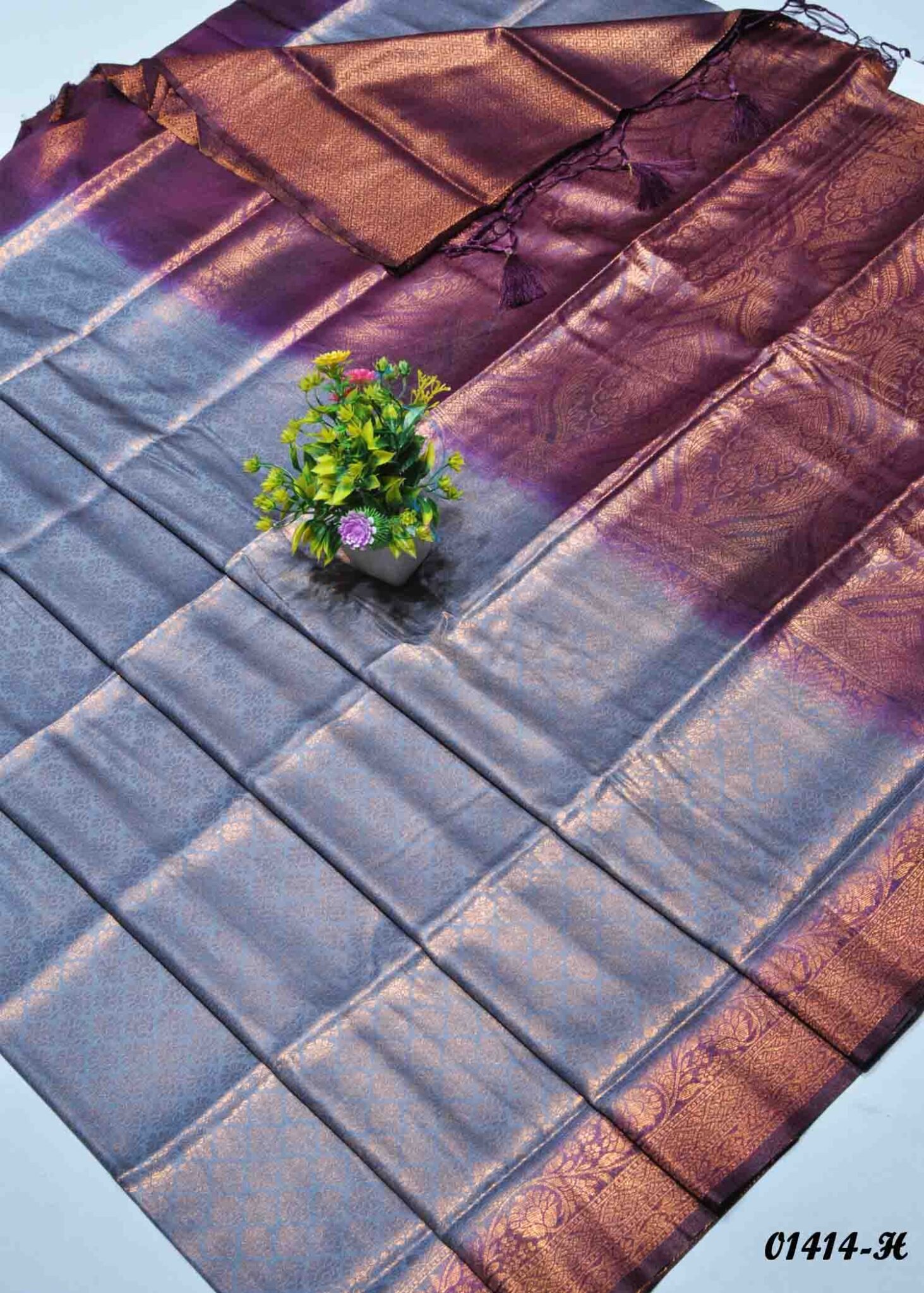 Panchara - 01414-H Ash Color New Arrival Soft Silk Sarees CM1352302 ...